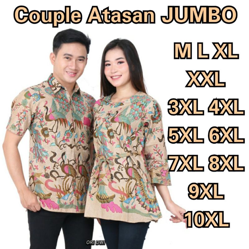 Jual CJA9 Atasan pria wanita | ukuran M-10XL SUPER JUMBO | Atasan batik ...