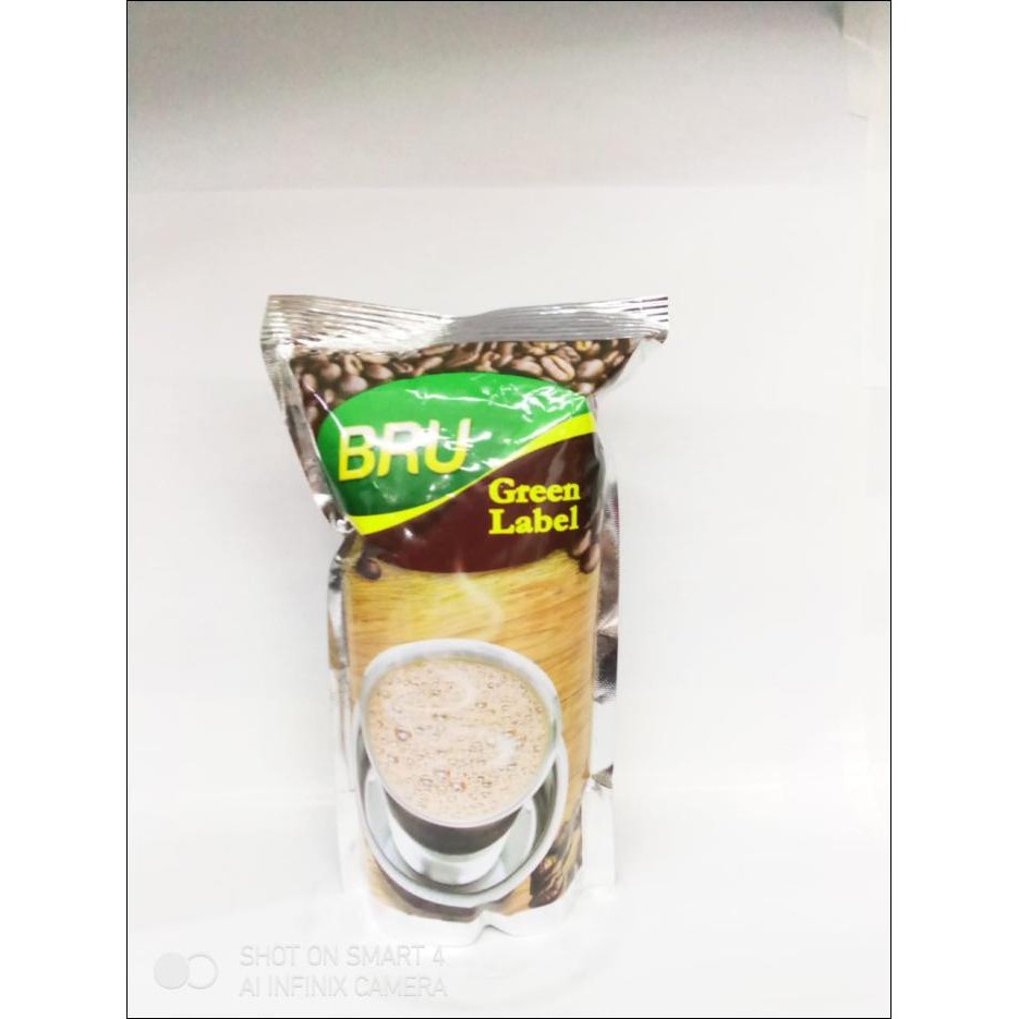 Jual BRU - GREEN LABEL FILTER COFFEE 200GR | Shopee Indonesia