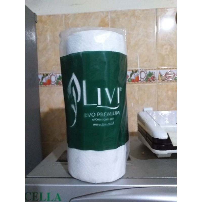 Jual Tissue Livi Evo Premium Kitchen Roll Towel 200's (Tissue Dapur ...