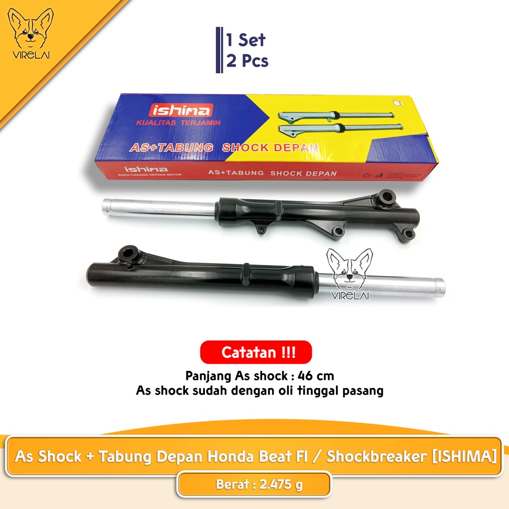 Jual As Shock / As Sok + Tabung Depan Beat FI / Beat Lama ...