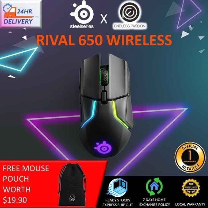 Jual Steelseries Rival 650 - Pro Gaming Mouse Best Hight Quality ...