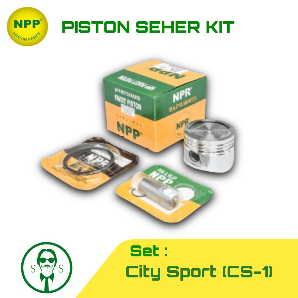 Jual NPP Piston Seher Kit set City Sport CS 1 CS1 OS OverSize Standar ...