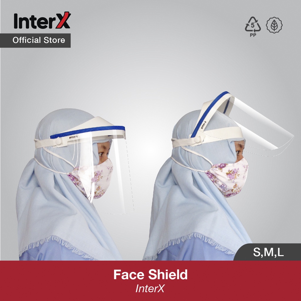 Jual InterX Face Shield Pelindung Wajah | Shopee Indonesia