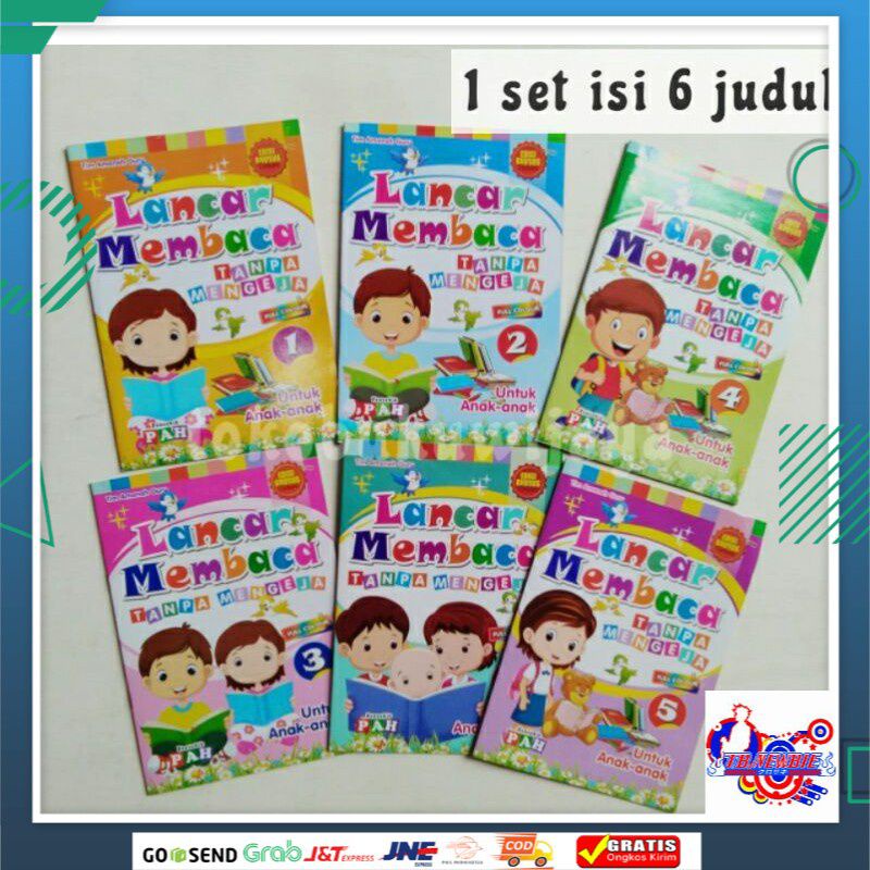 Jual Buku Mahir Membaca Tanpa Mengeja/Paket buku Belajar Membaca/Buku ...