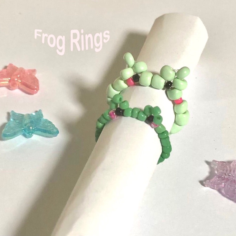 Jual Animal Beads Rings | frog Ring | Cincin Manik Korea | katak ...