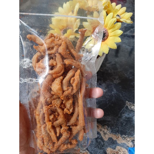 Jual KERIPIK USUS CRISPY usus krispy pedas makanan ringan sehat plastik ...