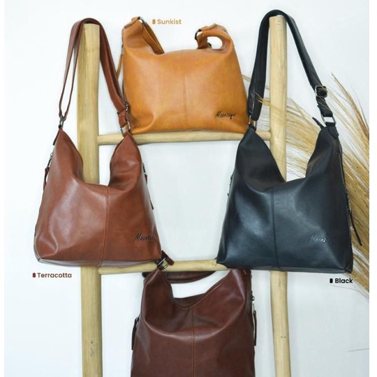 Jual ORIGINAL Laras Tas Hobo Totebag Kulit sintetis asli lokal brand ...