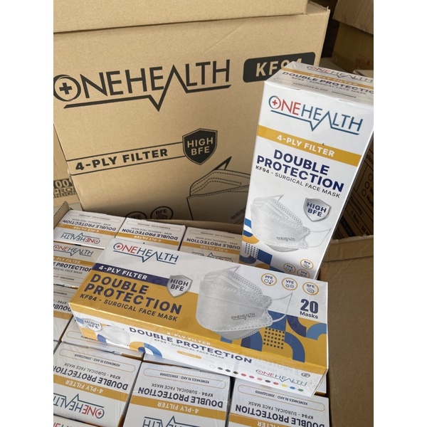 Jual MASKER MEDIS ONEHEALTH KF94 4PLY isi 20 pcs ONE HEALTH KF94 ...
