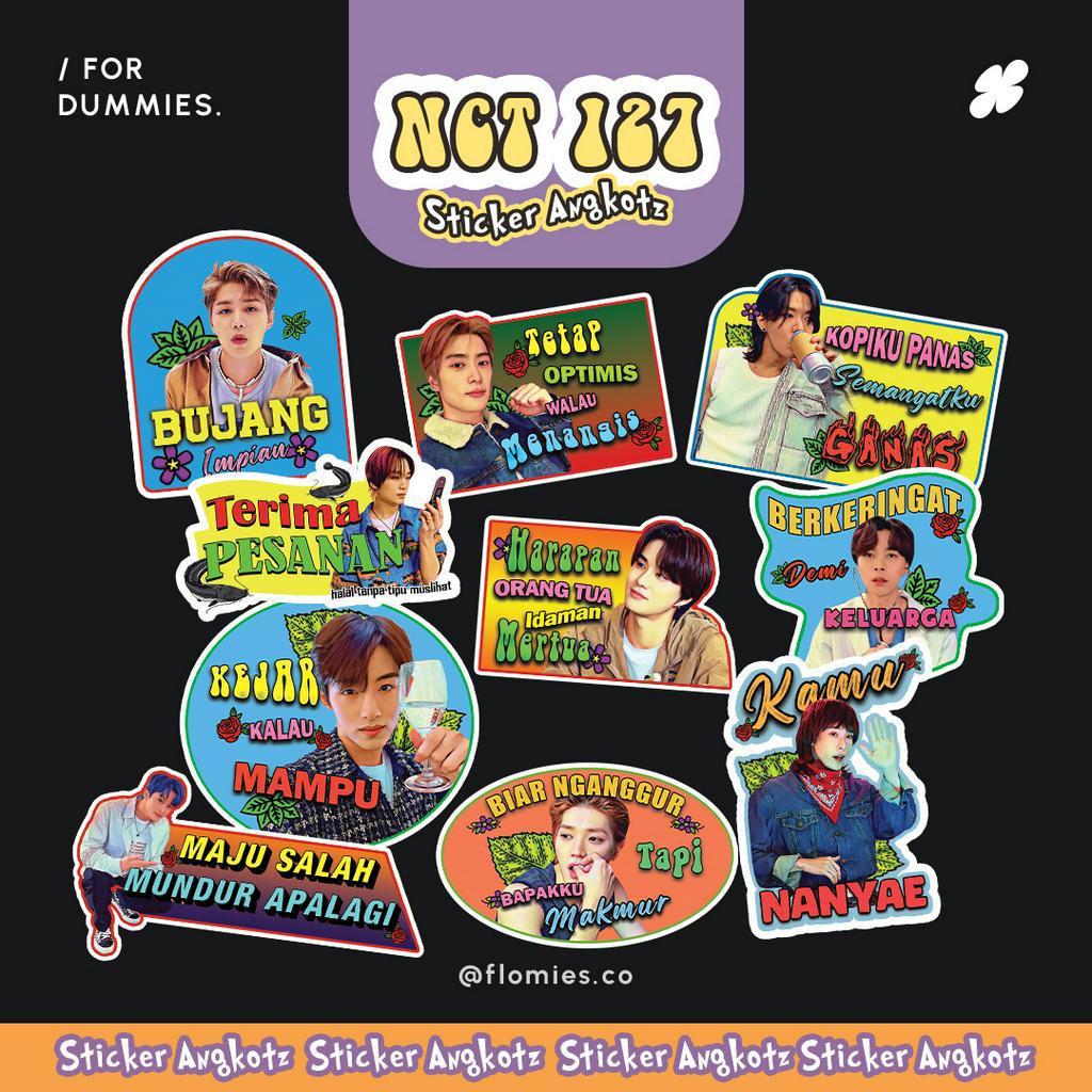 Jual NCT 127 STICKER ANGKOTZ JADUL '90-AN | Shopee Indonesia