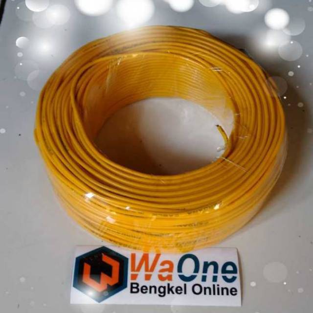 Jual Kuning 20 Meter Kabel Body 0.75 mm Kelistrikan Mobil Motor Serabut ...