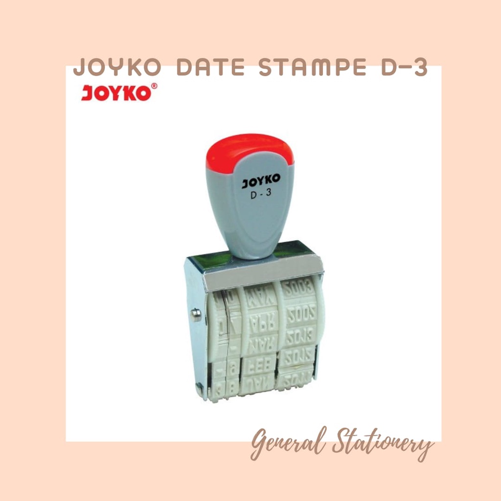 Jual Joyko Date Stamp D-3 / Stempel Tanggal Joyko D-3 | Shopee Indonesia