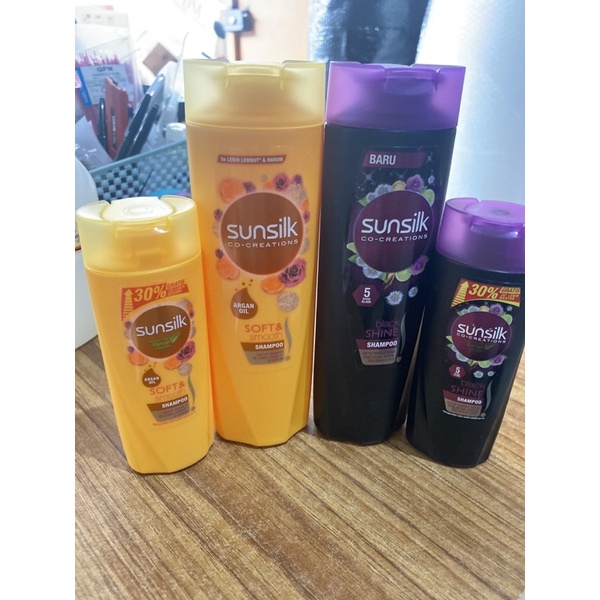 Jual SUNSILK SHAMPOO BLACK SHINE dan kuning UKURAN 170ML dan 70ml ...