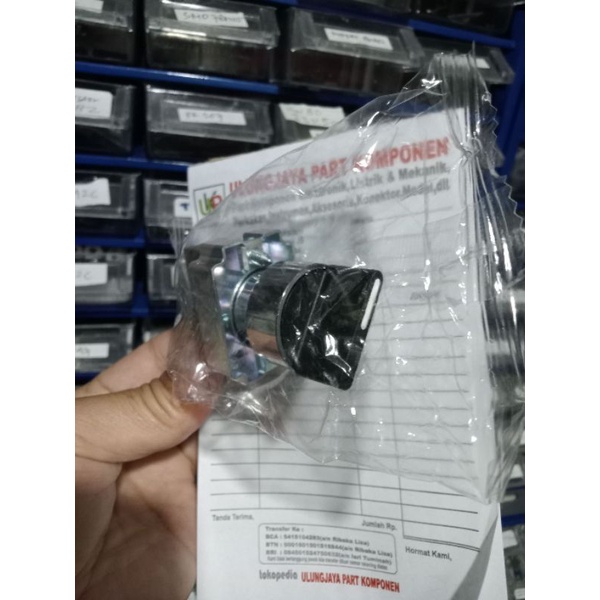 Jual selector switch 22mm saklar on off panel listrik switch AOM ...
