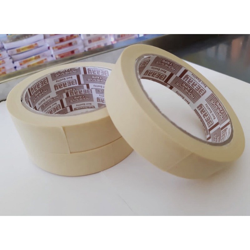 Jual Isolasi Kertas/Masking Tape Berry 1 inchi (23mm x 25meter ...