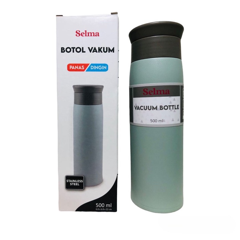 Jual Tumbler Thermos Stainless Botol Air Minum Tahan Panas Dingin 500ml ...