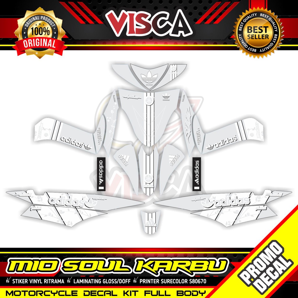 Jual Decal Mio Soul Karbu Full Body Stiker Mio Soul Karbu Variasi Keren ...