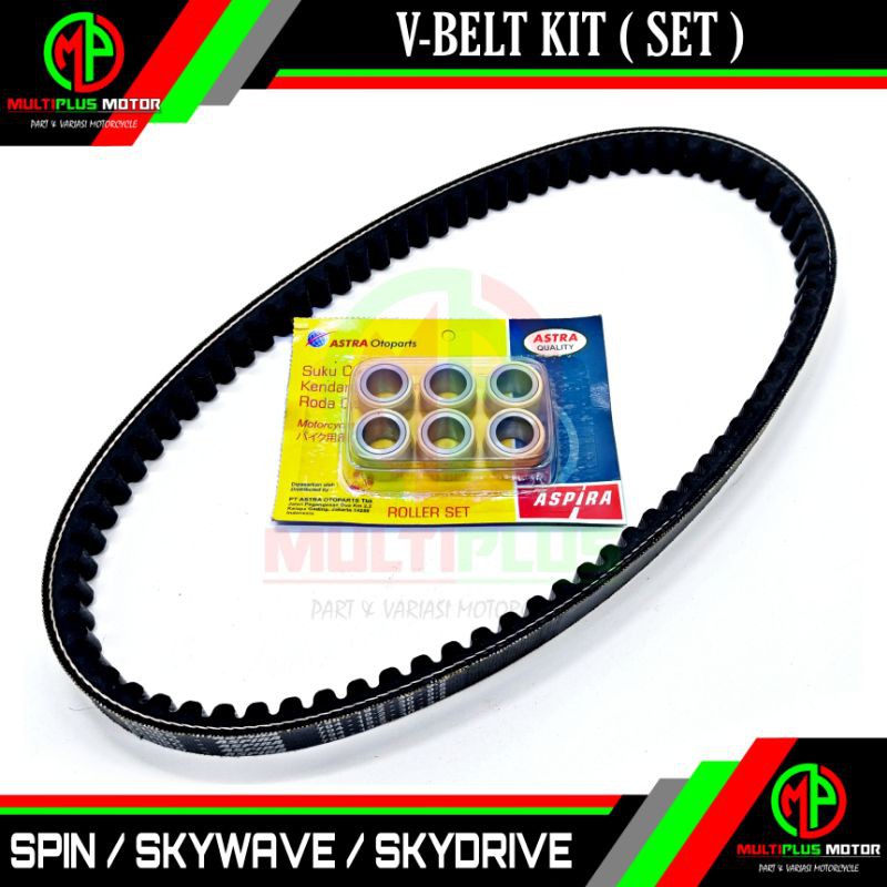 Jual Vanbelt Van belt Vanbel Van bel Fanbel V-BELT Setreng matic ASPIRA,SPIN 125,SKYWAVE ...