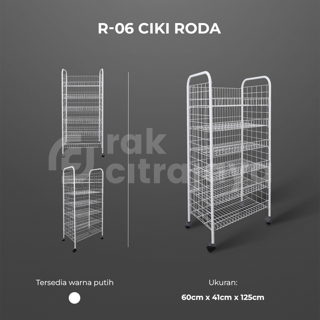 Jual RAK CIKI SNACK JUMBO SERBAGUNA RODA SUSUN 4/5/6 | MARGO CIKI RODA | Shopee Indonesia