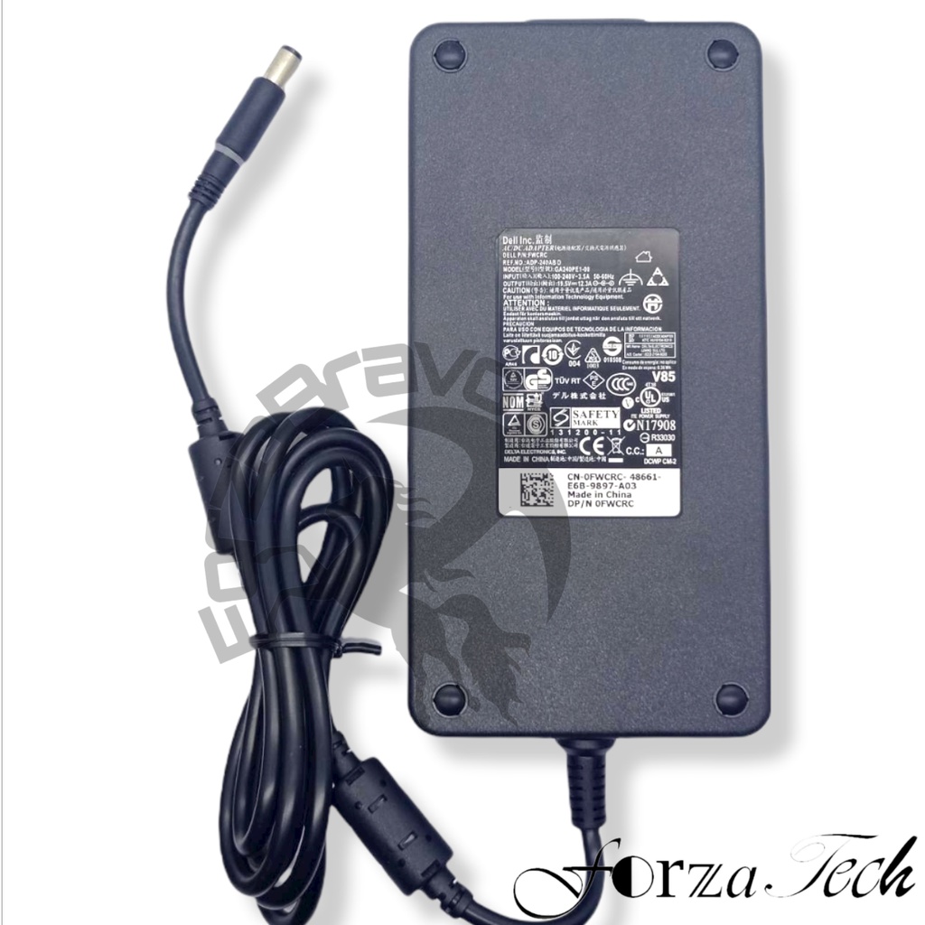 Jual Adaptor DELL Precision M6700 Laptop Charger 240W 19.5V Termasuk ...