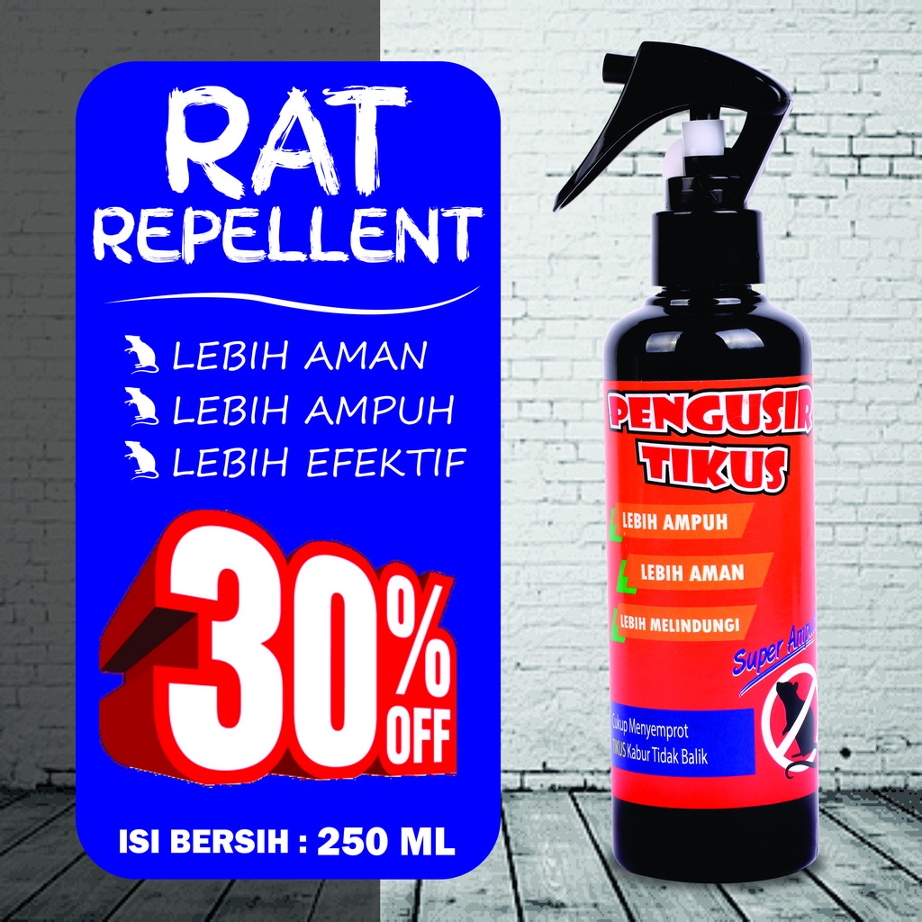 Jual PRODUK- PENGUSIR TIKUS SPRAY 250ML/CAIRAN AMPUH UNTUK USIR TIKUS ...