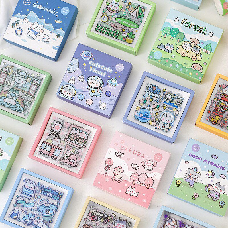 Jual 25 Lembar Stiker Deco Bahan PVC Anti Air | Shopee Indonesia