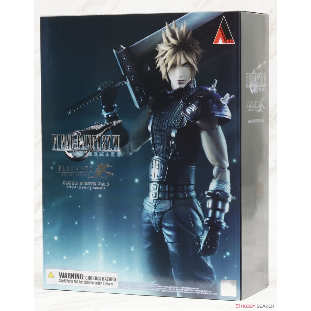 Jual FF7R Play Arts Kai Cloud Strife Ver 2 35011 / Figure / Collectible / Koleksi / Mainan ...