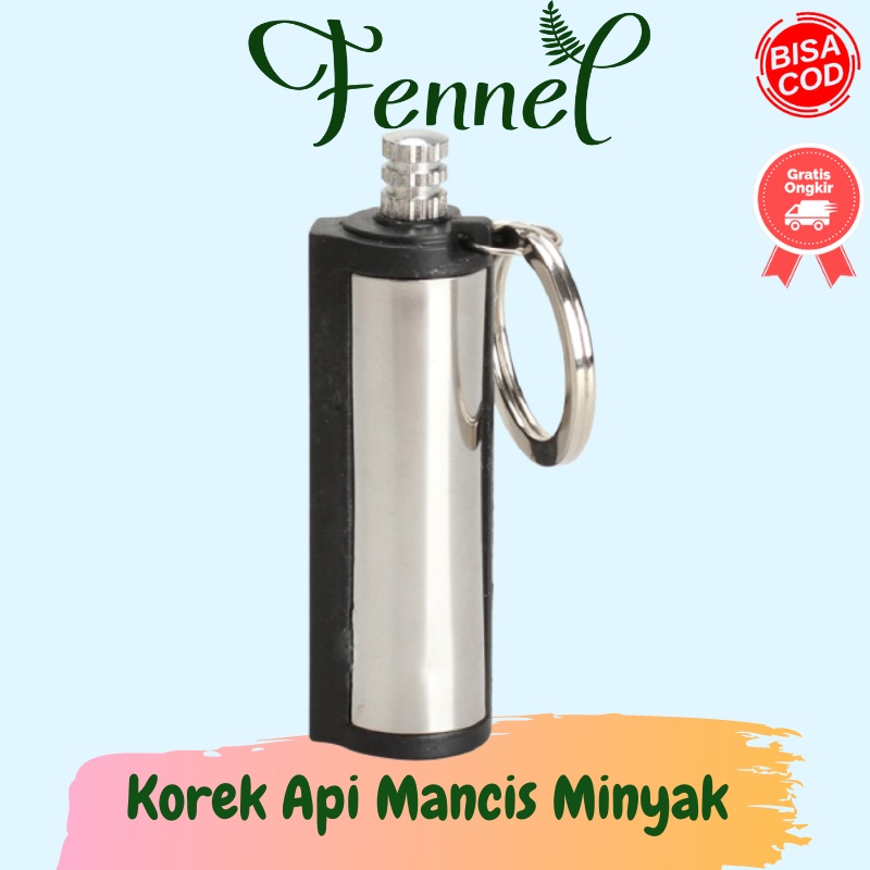 Jual Korek Api Pematik Mancis Minyak Outdoor Camping Waterproof 18G ...