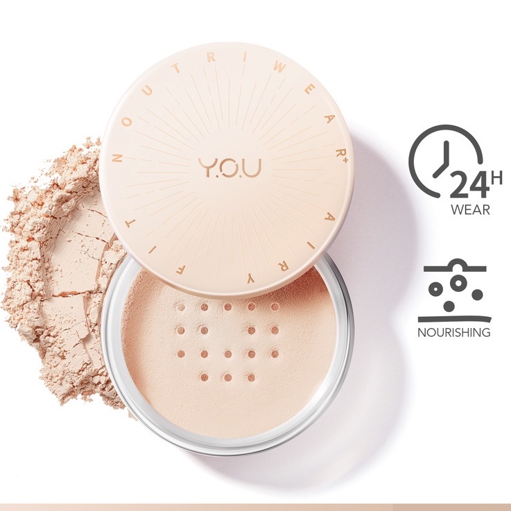 Jual Y.O.U Noutriwear + Airy Fit Loose Powder 15gr | Shopee Indonesia