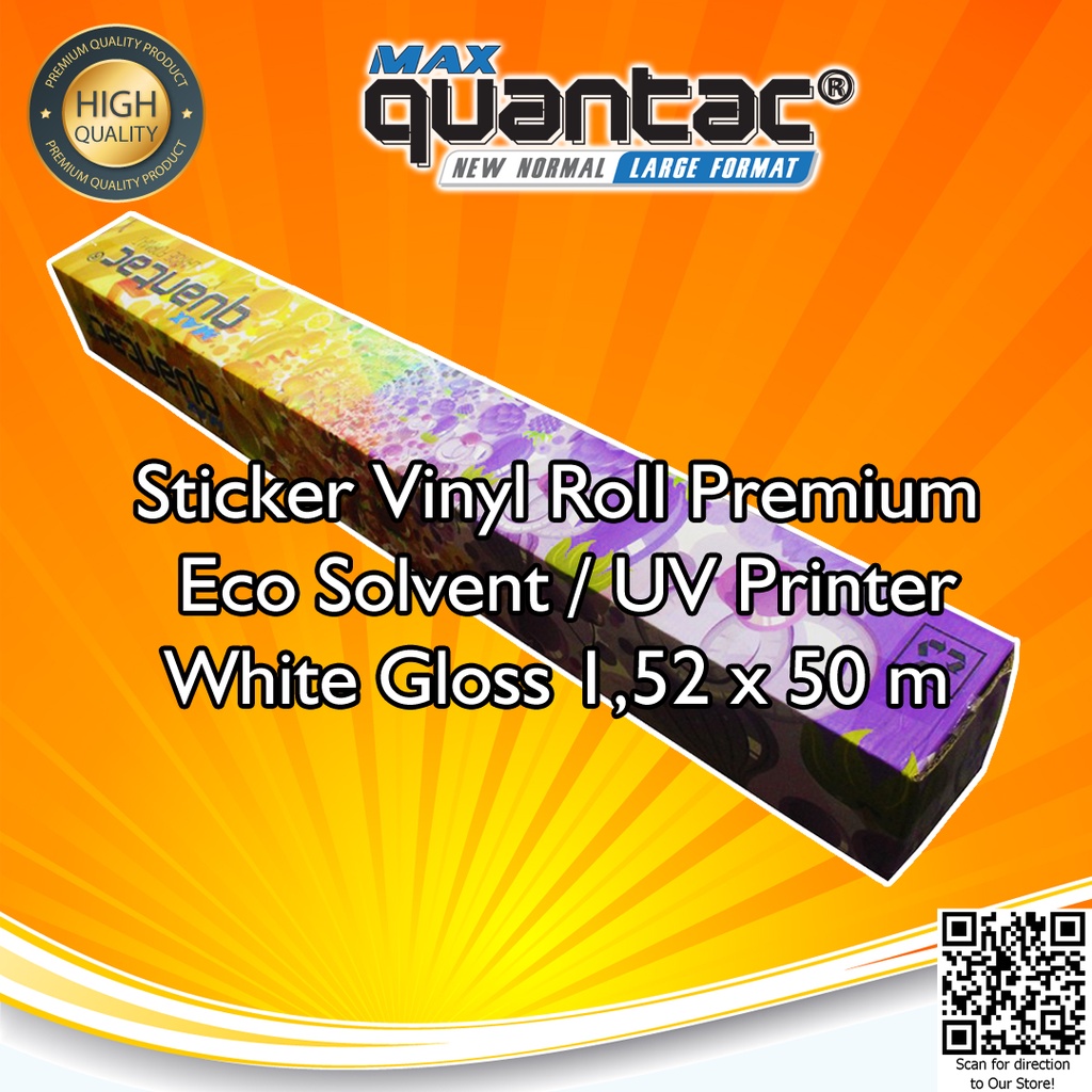 Jual QUANTAC® MAX 68WX-A Stiker Vinyl Digital Print Eco Solvent / UV ...