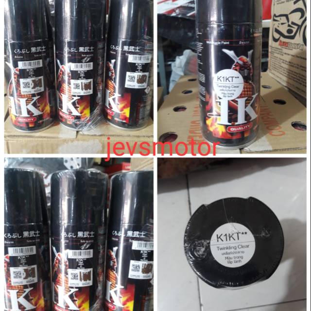Jual Samurai paint K1K clear/K1KT TWINKLINK (clear dof) | Shopee Indonesia