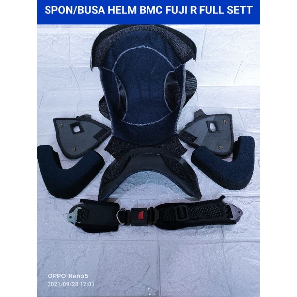 Jual BUSA HELM SPON HELM BMC FUJI R FULL SETT PLUS BANTALAN INNER ...