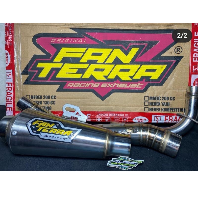 Jual knalpot fanterra jupiter bebek 200cc sleep engine | Shopee Indonesia