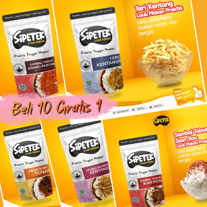 Jual Sipetek Lauk Kering / Sipetek Abon Ikan Tuna / Teri Kentang ...