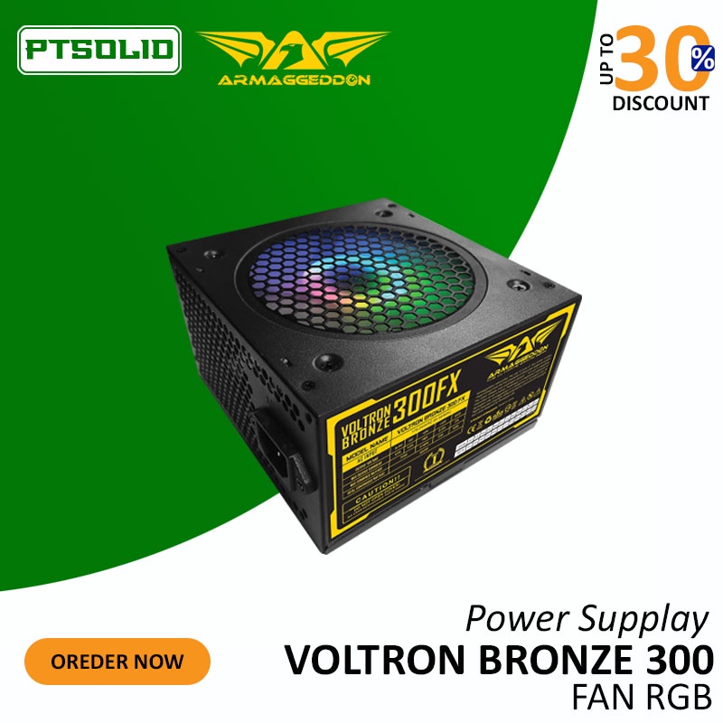 Jual Armaggeddon Power Supplay Voltron Bronze 300 FX - Garansi Resmi | Shopee Indonesia