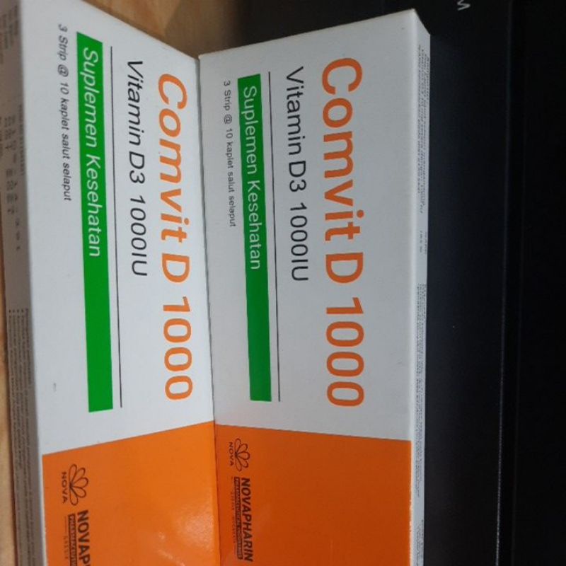 Jual Comvit D 1000iu Tablet 30s | Shopee Indonesia