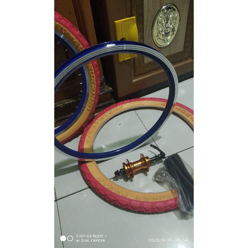 Jual Ban / velg sepeda 20 inch 36 hole / whellset | Shopee Indonesia