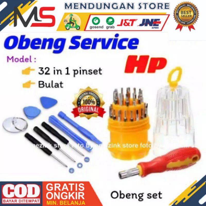 Jual OSH | Obeng Service hp kenmaster SET + PECUKIT 8 in 1 12 in 1 32 ...