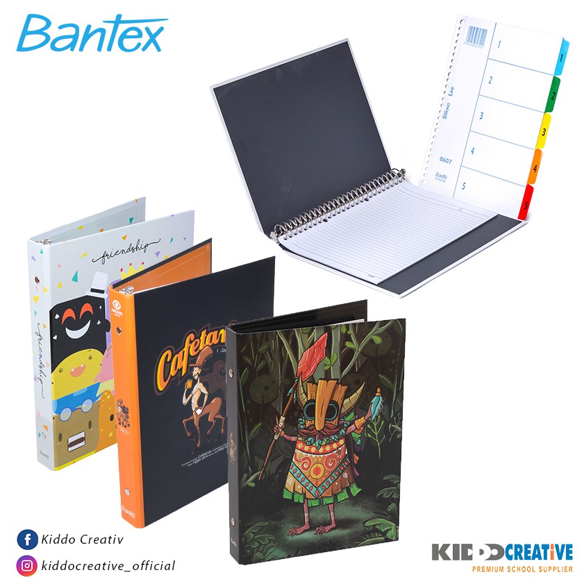 Jual Bantex Multiring Binder 28 Ring 25mm B5 | Shopee Indonesia
