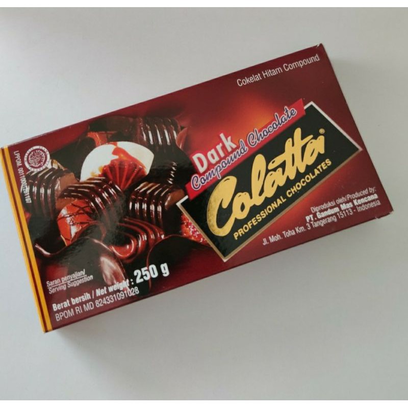 Jual Collata dark chocolate 250 gr | Shopee Indonesia