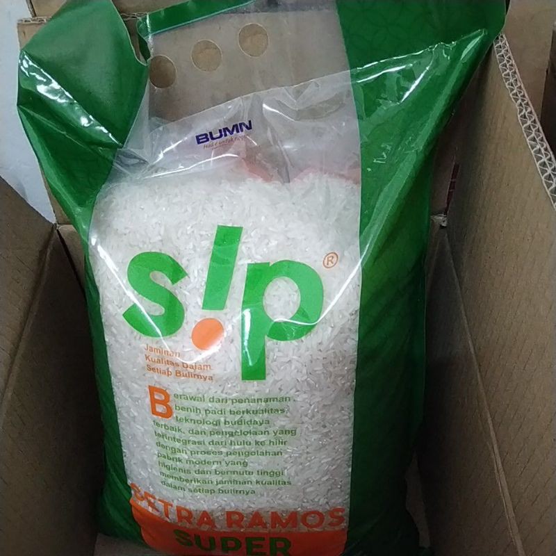 Jual BERAS SIP SETRA RAMOS SUPER 5 Kg | Shopee Indonesia