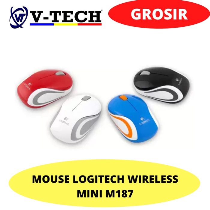 Jual MOUSE LOGITECH WIRELESS MINI M187 | Shopee Indonesia