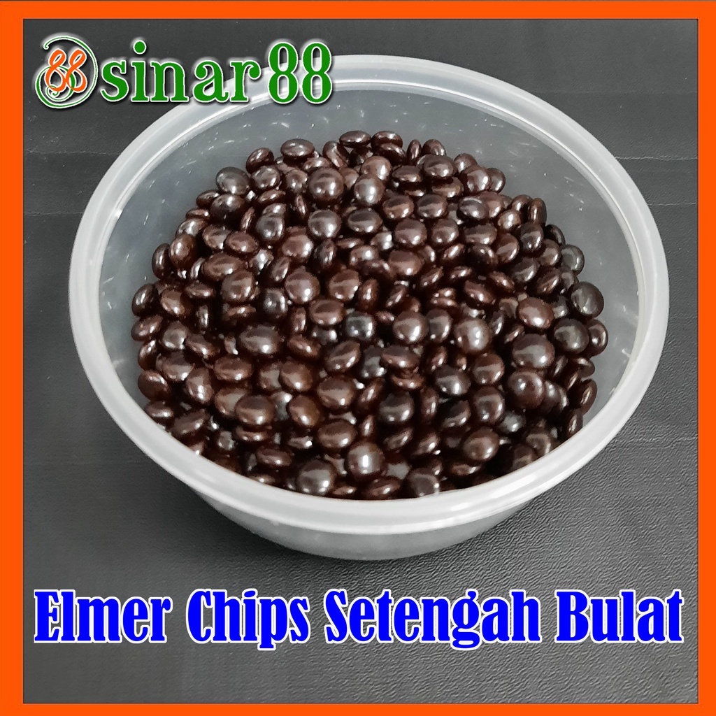 Jual Elmer Choco Chip Dark 1/2 Bulat 100gr | Shopee Indonesia