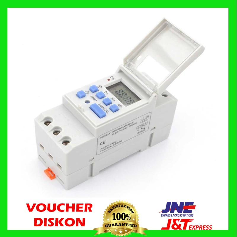 Jual Timer Programmable Time Switch Relay 16a 220v 2000w Timer Elektrik Timer Listrik