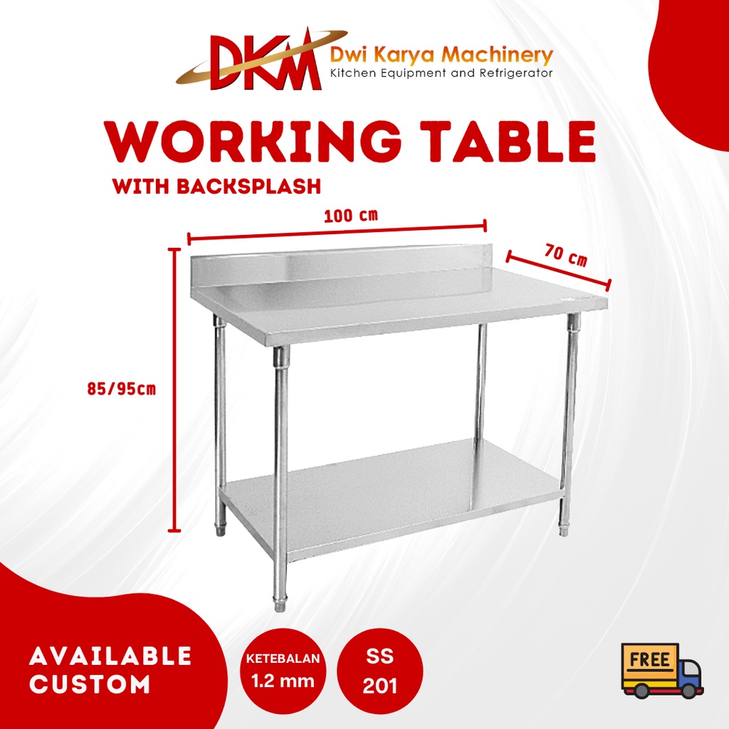 Jual Meja Dapur Stainless / Meja Stainless Dapur / Meja Stainless w ...