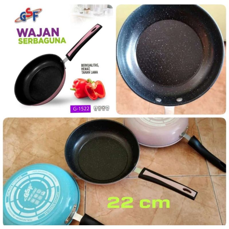 Jual TEPLON SETBAGUNA MARBLE GSF UKURAN 22CM dan 20CM | Shopee Indonesia