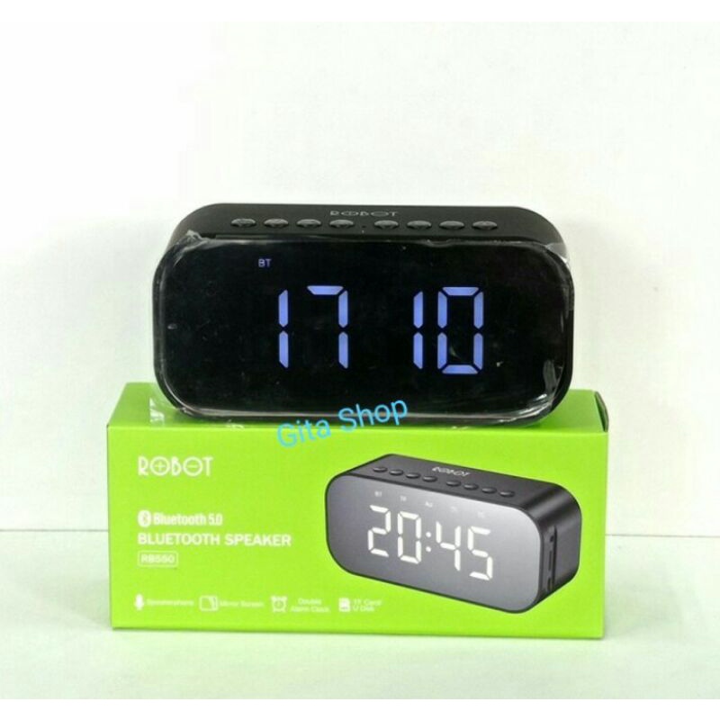 Jual SPEAKER BLIETOOTH ROBOT RB550 5.0 LED DISPLAY | Shopee Indonesia