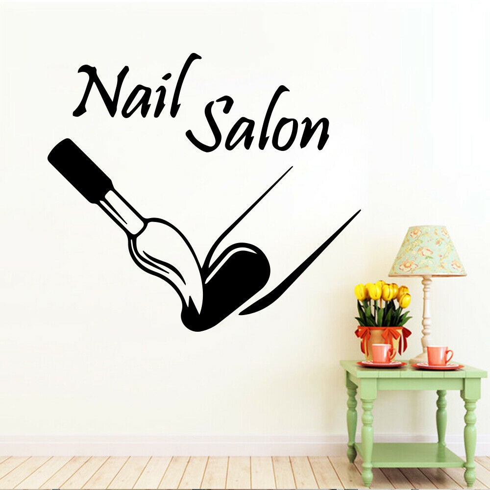 Jual Stiker Dinding Salon Kecantikan Nail Salon Dekorasi Pajangan ...