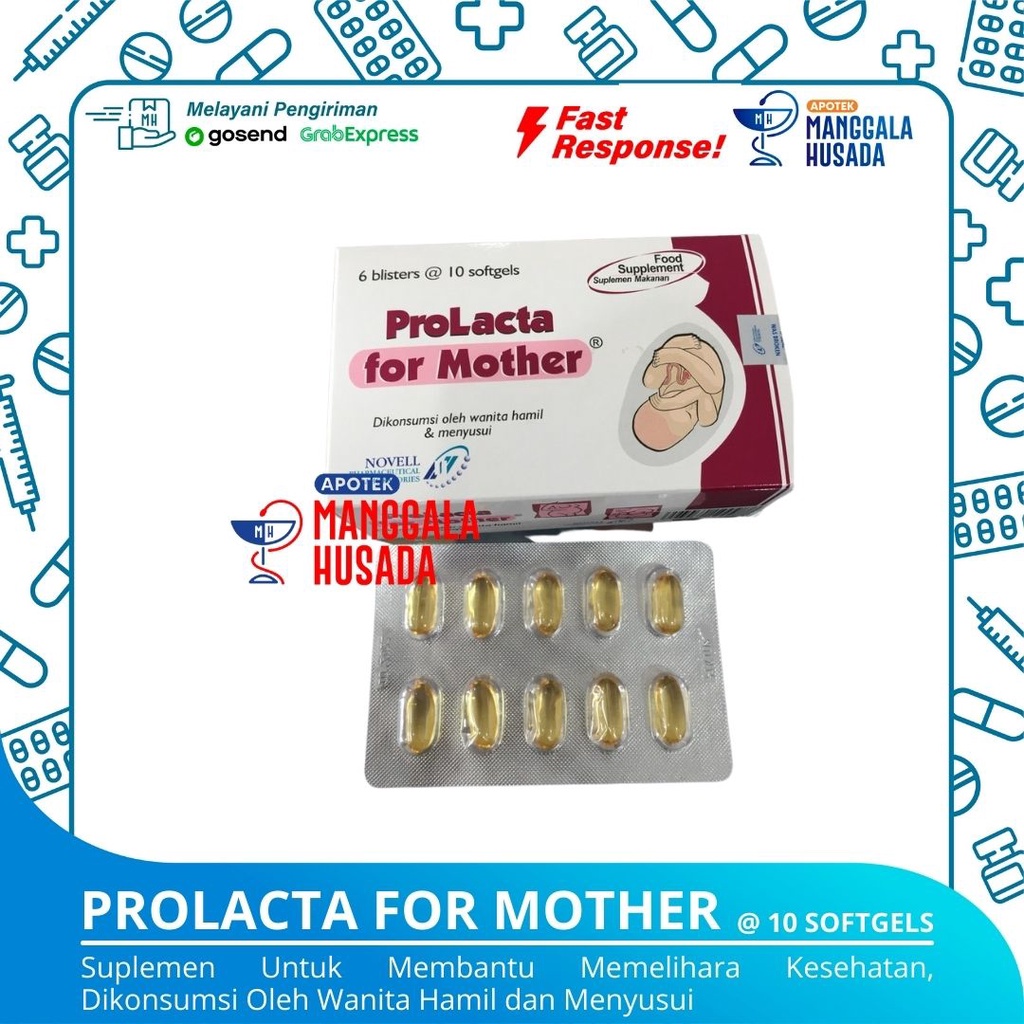 Jual PROLACTA FOR MOTHER PERSTRIP @ 10 SOFTGELS | Shopee Indonesia