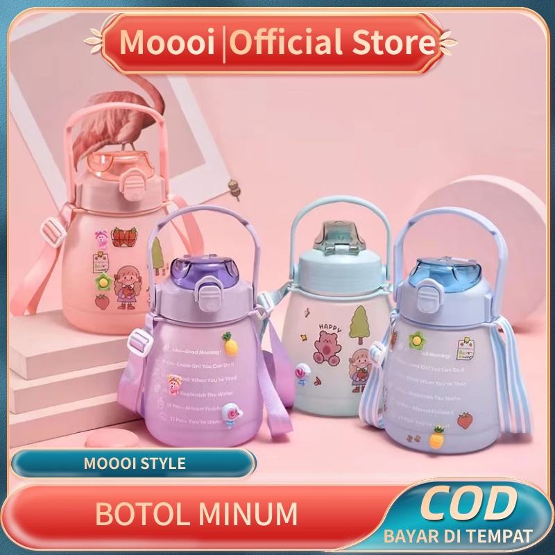 Jual MOOOI Botol Minum 1.3 Liter/1300ML Korea VIRAL ANAK SEKOLAH ...