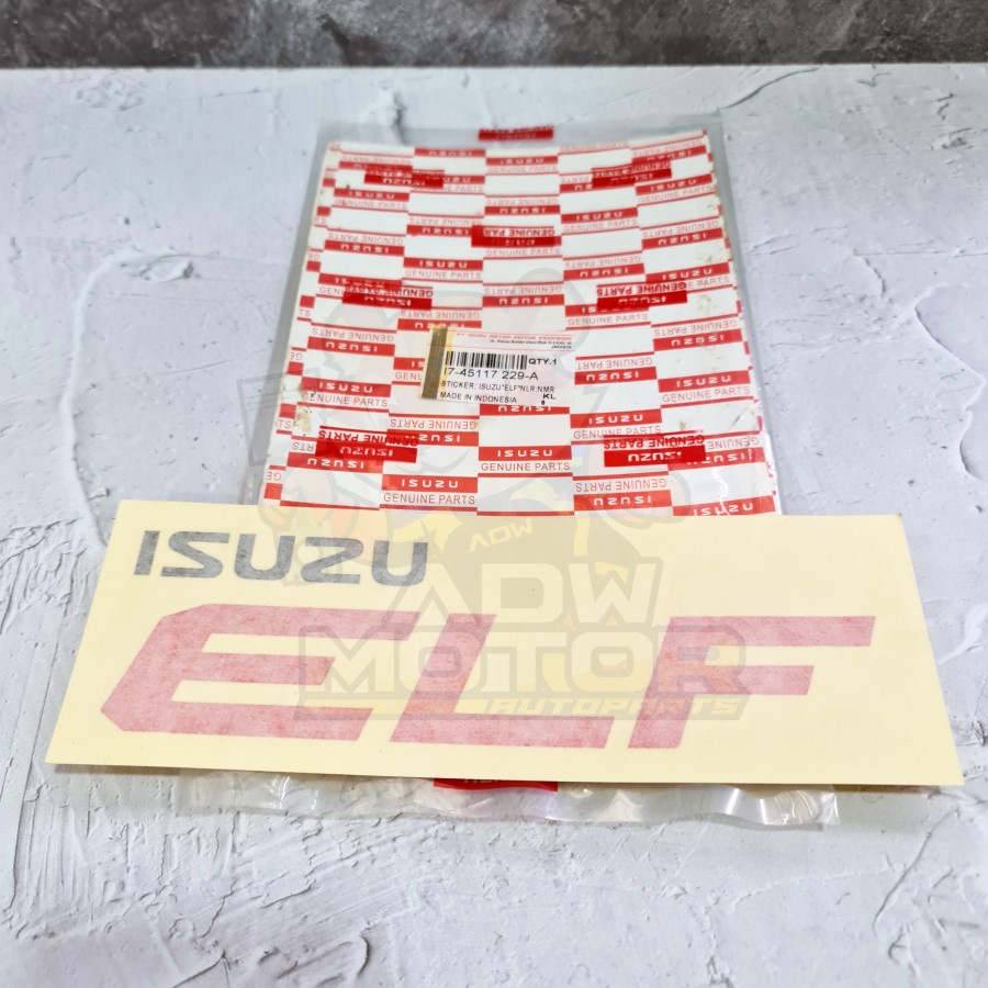 Jual Sticker Stiker Keren Isuzu ELF Original 7-45117 229-A | Shopee ...